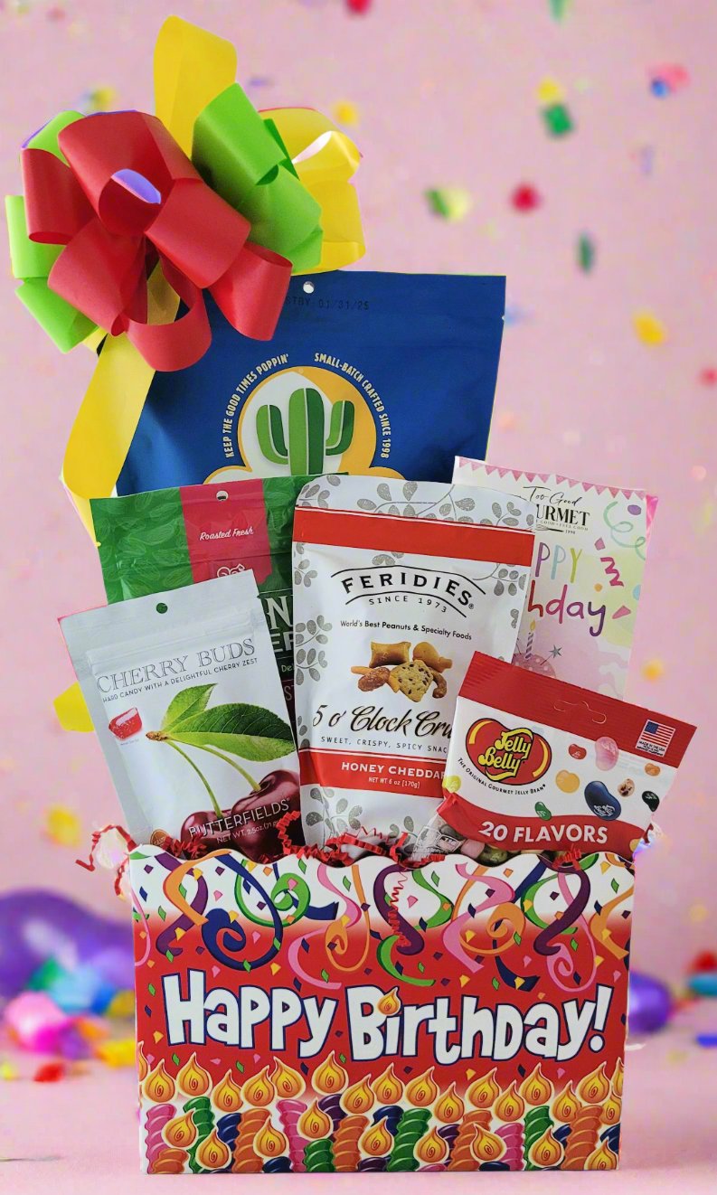 Happy Birthday Box Gift Basket Delivery Phoenix, Arizona - Sun Valley ...